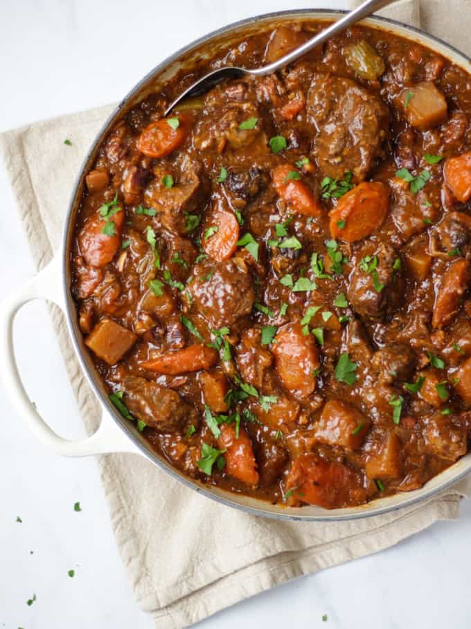 Beef & Wicklow Wolf Stout Stew – The Divine Foodie